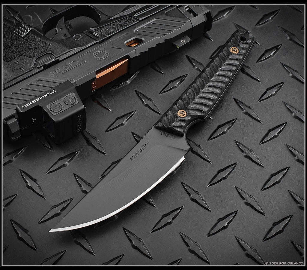 RMJ Tactical Unmei | Graphite Black Nitro-V | Black G-10 | National ...