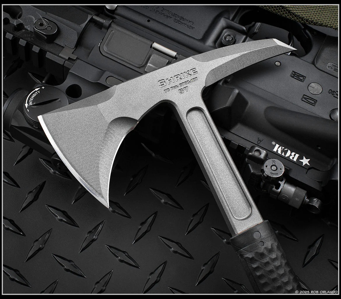 RMJ Tactical Shrike Tomahawk | Tungsten S7 | Black Rubber | National ...