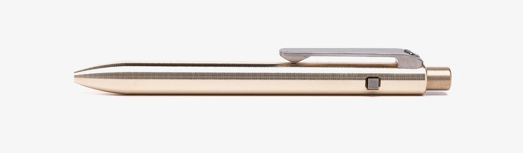 Tactile Turn Side Click Pen | Bronze | Mini | National Knives, LLC