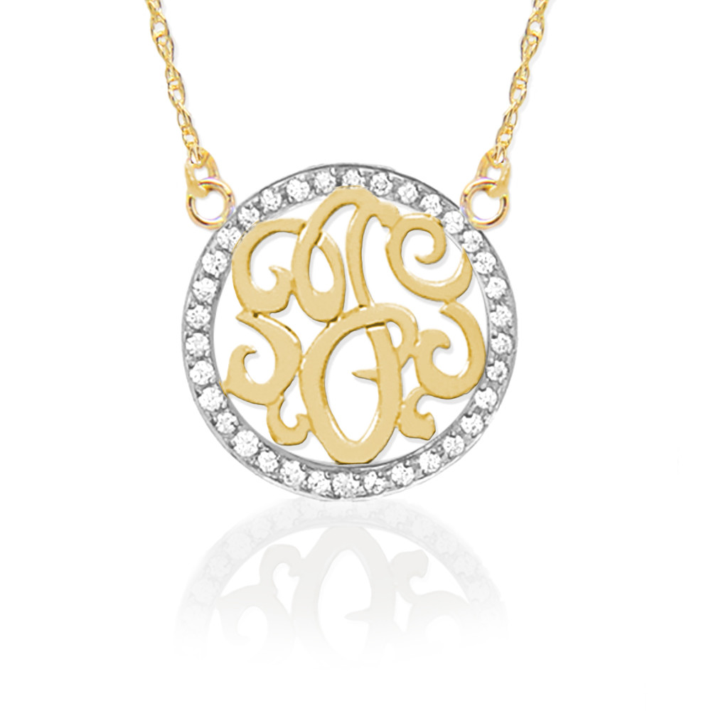 Gold Diamond Initial