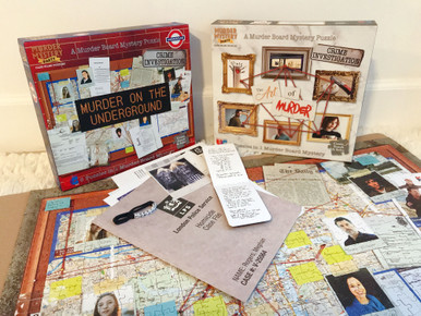 Murder Mystery Case File & Jigsaw Puzzle - Ashbury CoCo