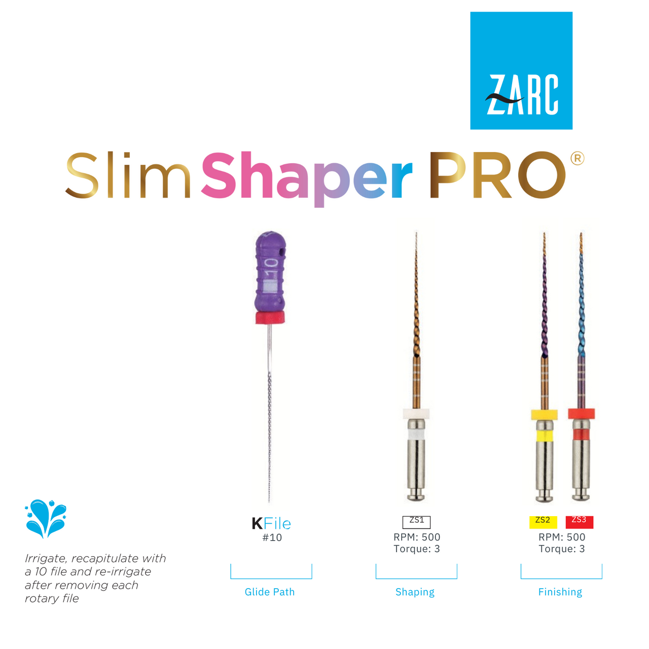 SlimShaper PRO sterile files 25mm ZS1 - Novae Team