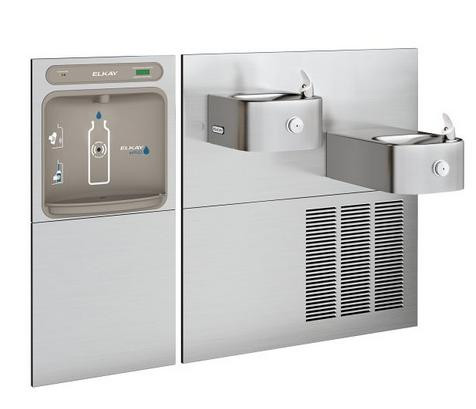 Elkay LZWS-EDFP217K EZH2O Bottle Filling Station with Soft Sides ...