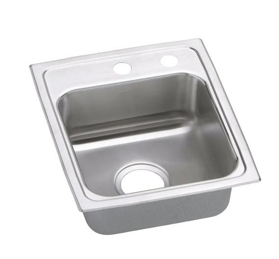 Elkay LRAD171655MR2 Lustertone Single Bowl Top Mount ADA Sink