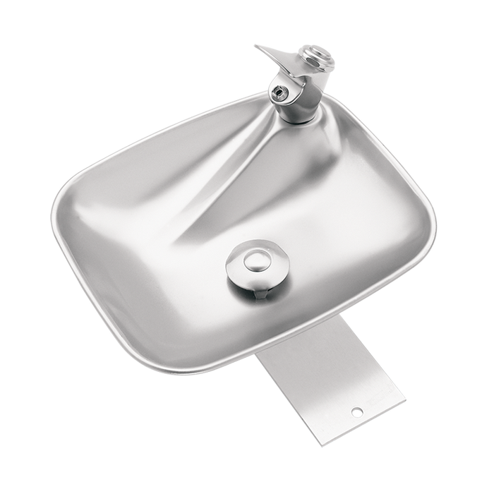 Haws 5010.6427SS, Polished Stainless Steel, Push Button Bubbler Valve ...