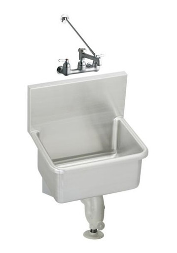 Elkay ESSW2319C, Commercial Wash Sinks, Wall Service Sink, Lever Faucet ...