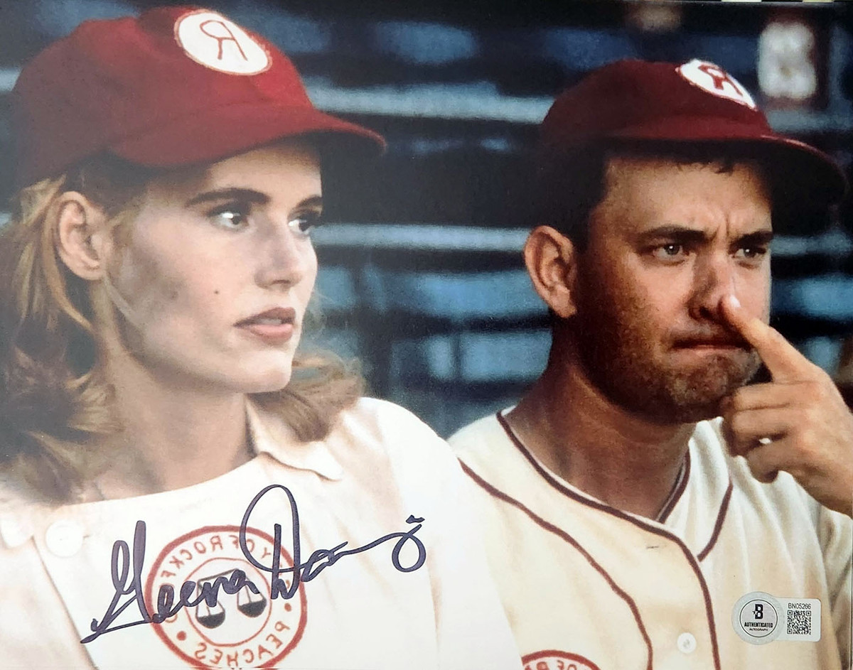 GEENA DAVIS AUTOGRAPHED PHOTO 1