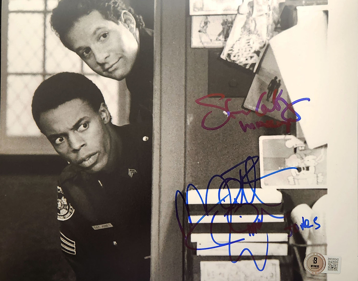 Steve Guttenberg & Michael Winslow Autographed Police Academy 8x10 Photo 5