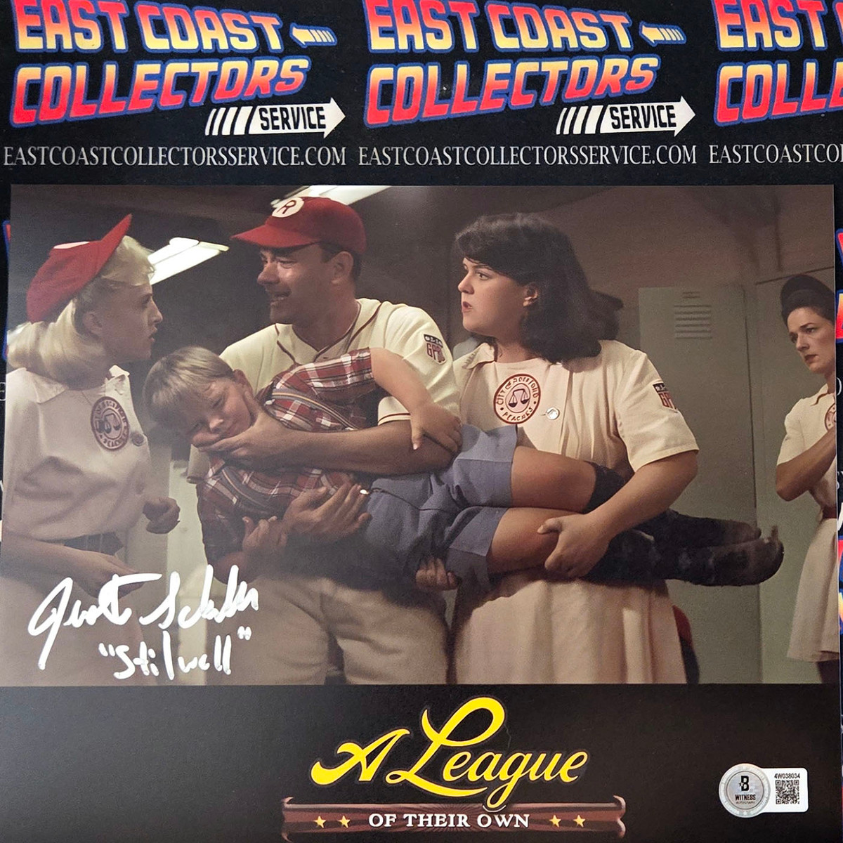 BITTY SCHRAM & JUSTIN SCHELLER AUTOGRAPHED LEAGUE OF THEIR OWN 8x10 ...