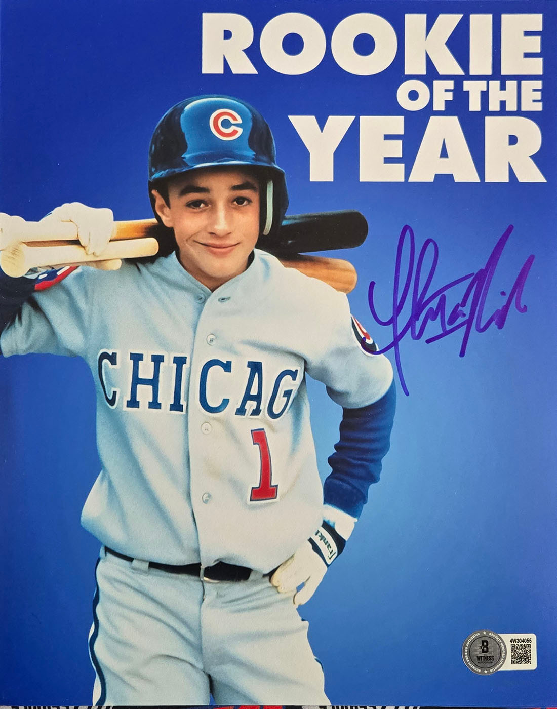 THOMAS IAN NICHOLAS AUTOGRAPHED ROOKIE OF THE YEAR MINI POSTER PHOTO