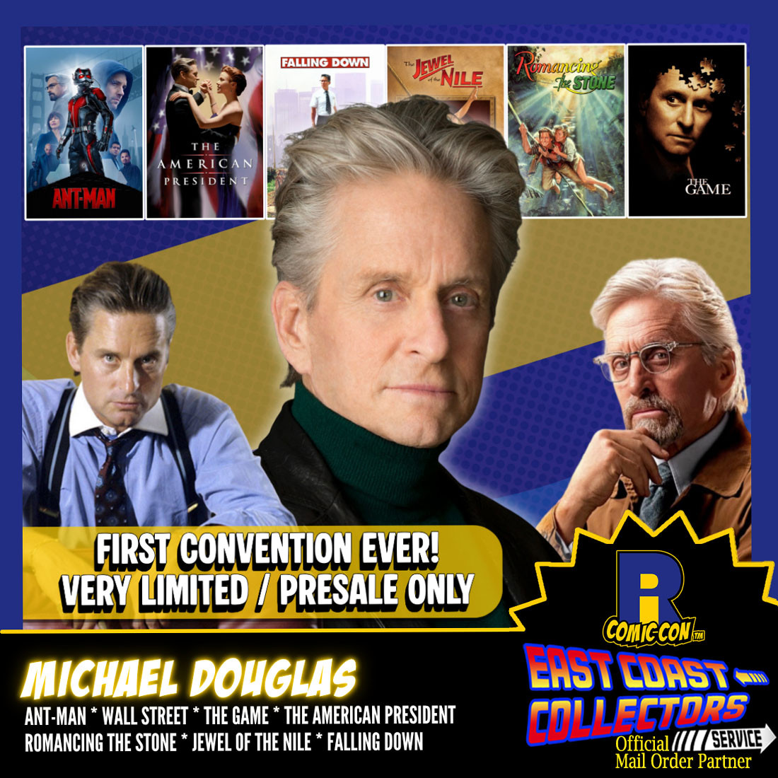 Michael Douglas Pre-Order Autograph