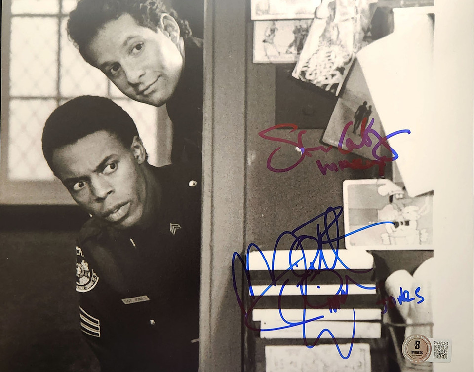 Steve Guttenberg & Michael Winslow Autographed Police Academy 8x10 Photo 3