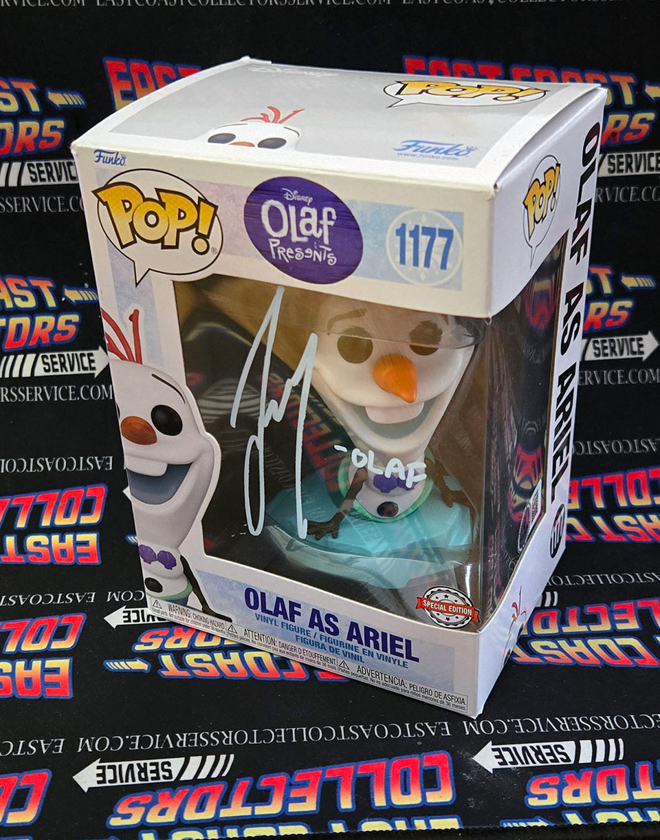 Josh Gad Autographed Olaf as Genie Funko Pop