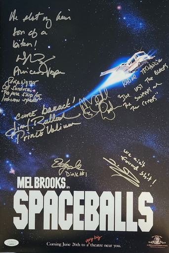 Spaceballs Cast Autographed 12x18 Mini Poster