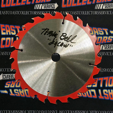 TOBIN BELL AUTOGRAPHED SAW BLADE