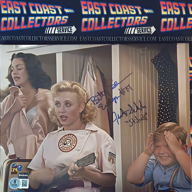BITTY SCHRAM & JUSTIN SCHELLER AUTOGRAPHED LEAGUE OF THEIR OWN 8x10 ...