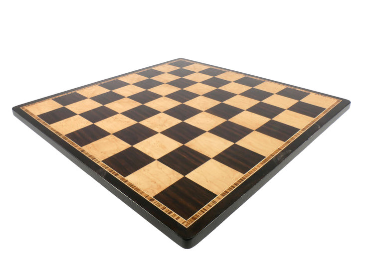 Chess Board: Ebony & Maple Board 2" Squares