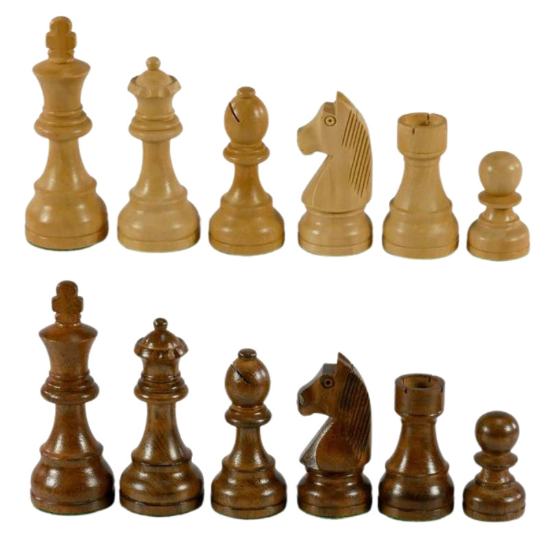 Wood Chess Pieces - Unique Hand Carved in Rosewood, Boxwood, and More!