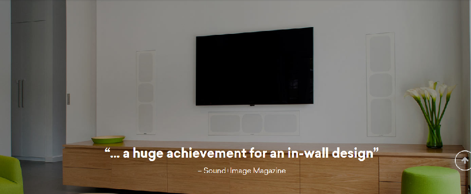 KRIX EPIX In Wall Speaker (1ea) - Black - Blackwood Sound