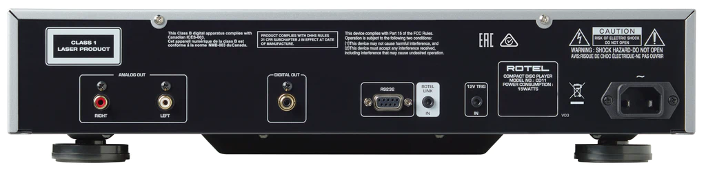 ROTEL CD11 Tribute CD Player in Black - Blackwood Sound