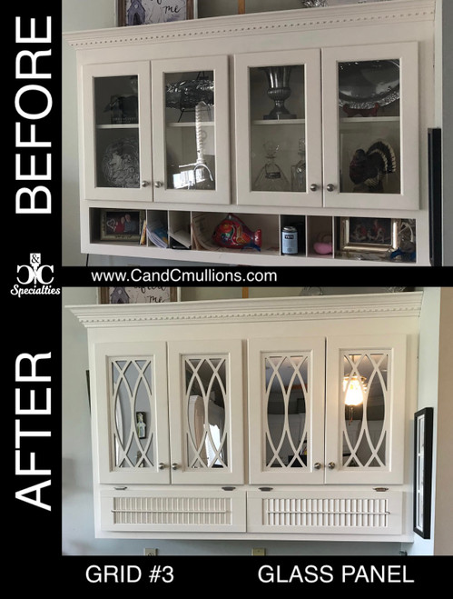 Custom Mullion Insert – Up to 16” x 32” - Style 3