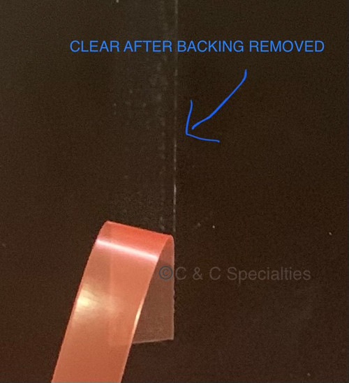 DOUBLE SIDED TAPE FOR EASY INSTALLATION