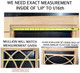 Custom Mullion Insert – Up to 16” x 32” - Style 19