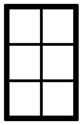 Custom Mullion Insert – Oversize - Up to 26” x 65” - Style 19