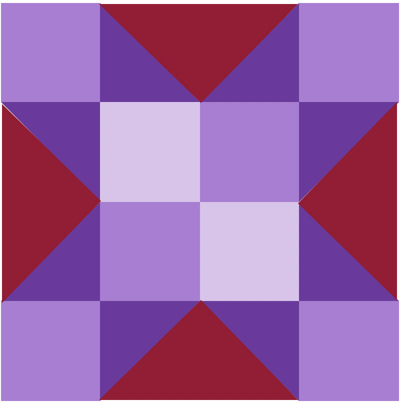 Scrap Busting Modern Sampler 4-Patch Star 6" Block 30 - SINGER®