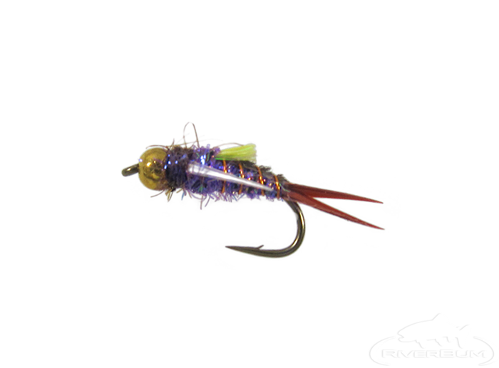 Psycho Prince Nymph Purple Bead Head | RiverBum Signature Prince Nymph