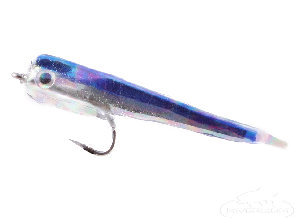Gummy Minnow, Blue - Bass Fly | RiverBum.com