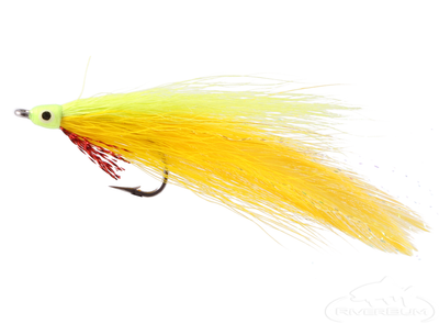 Deceiver, Yellow Chartreuse - Bass Fly Pattern | RiverBum.com