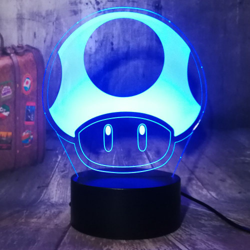 SUPER MARIO LED NIGHT LAMP (7 COLOR OPTIONS) - The Zipstars