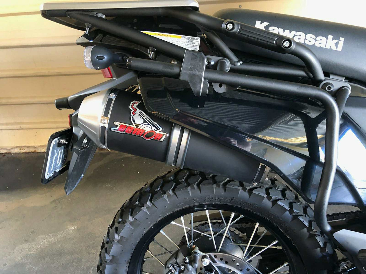 Kawasaki KLR 650 2022-> Screaming Demon Oval S/O Performance Exhaust ...
