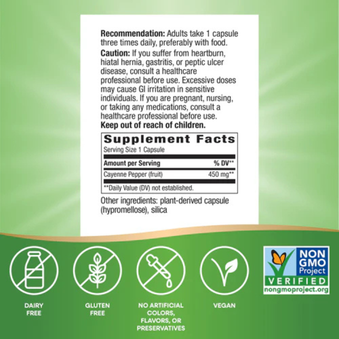 Nature's Way Cayenne Fruit - Spirit of Health Store
