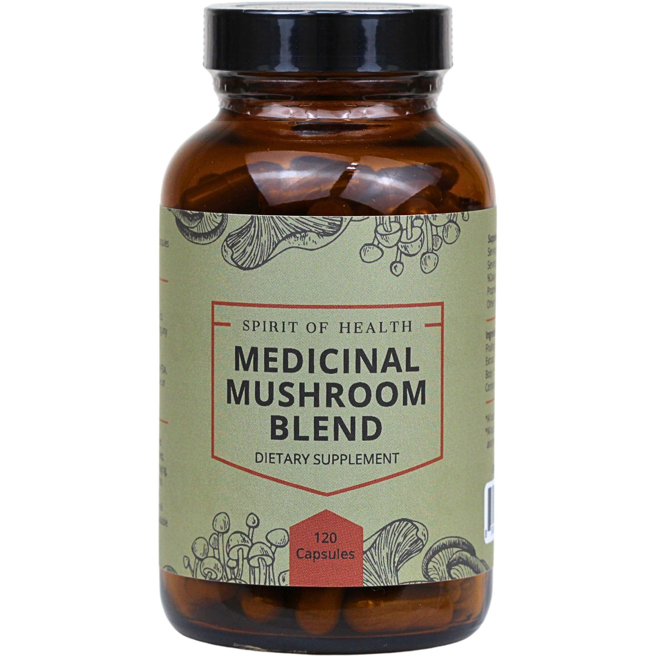 Spirit of Health Medicinal Mushroom Blend Capsules - Spirit of Health Store
