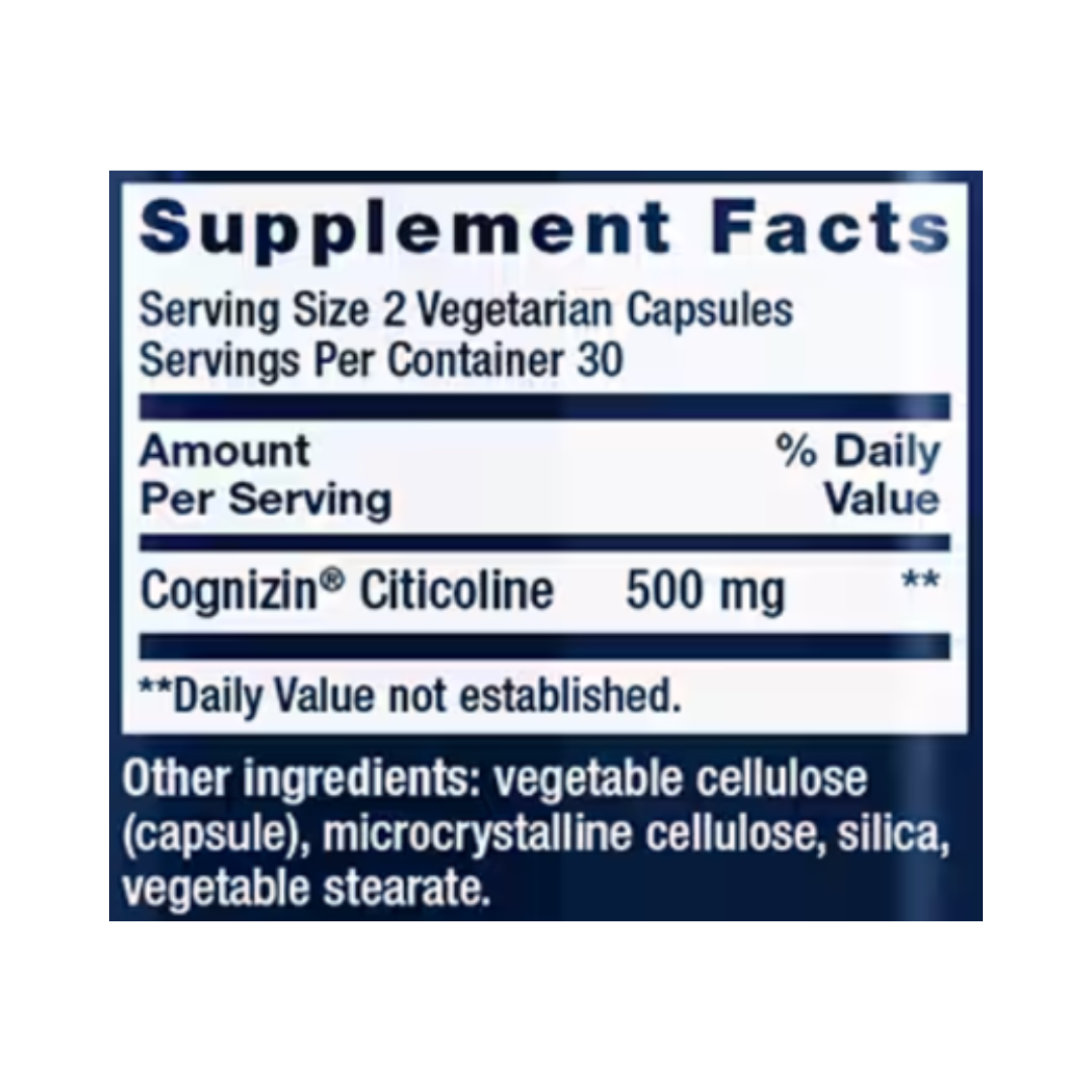 Life Extension® Citicoline - CDP-Choline - Spirit of Health Store