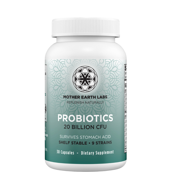 Mother Earth Labs Probiotics 20 Billion CFU Capsules - Spirit of Health ...