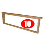 Best Quality Shallow Frames (10 frames) - Bee-Commerce