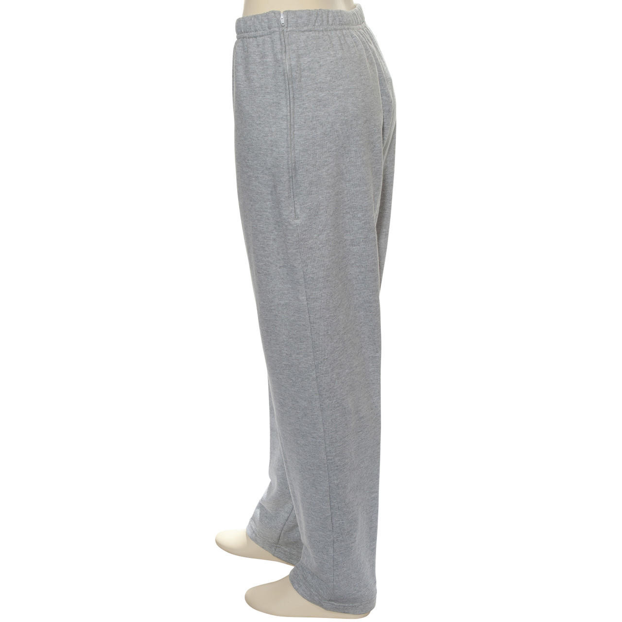 Adaptive Side-Zipper FLEECE Sweatpants Pants for Men & Women