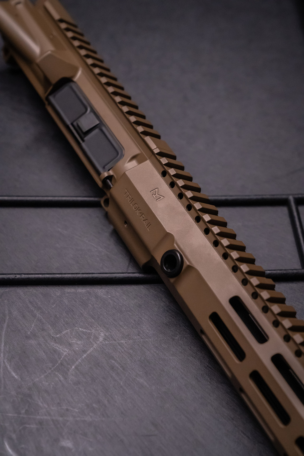 TRIARC 5.56mm 10.5" Complete Upper Receiver - FDE Anodized (Peanut Butter)