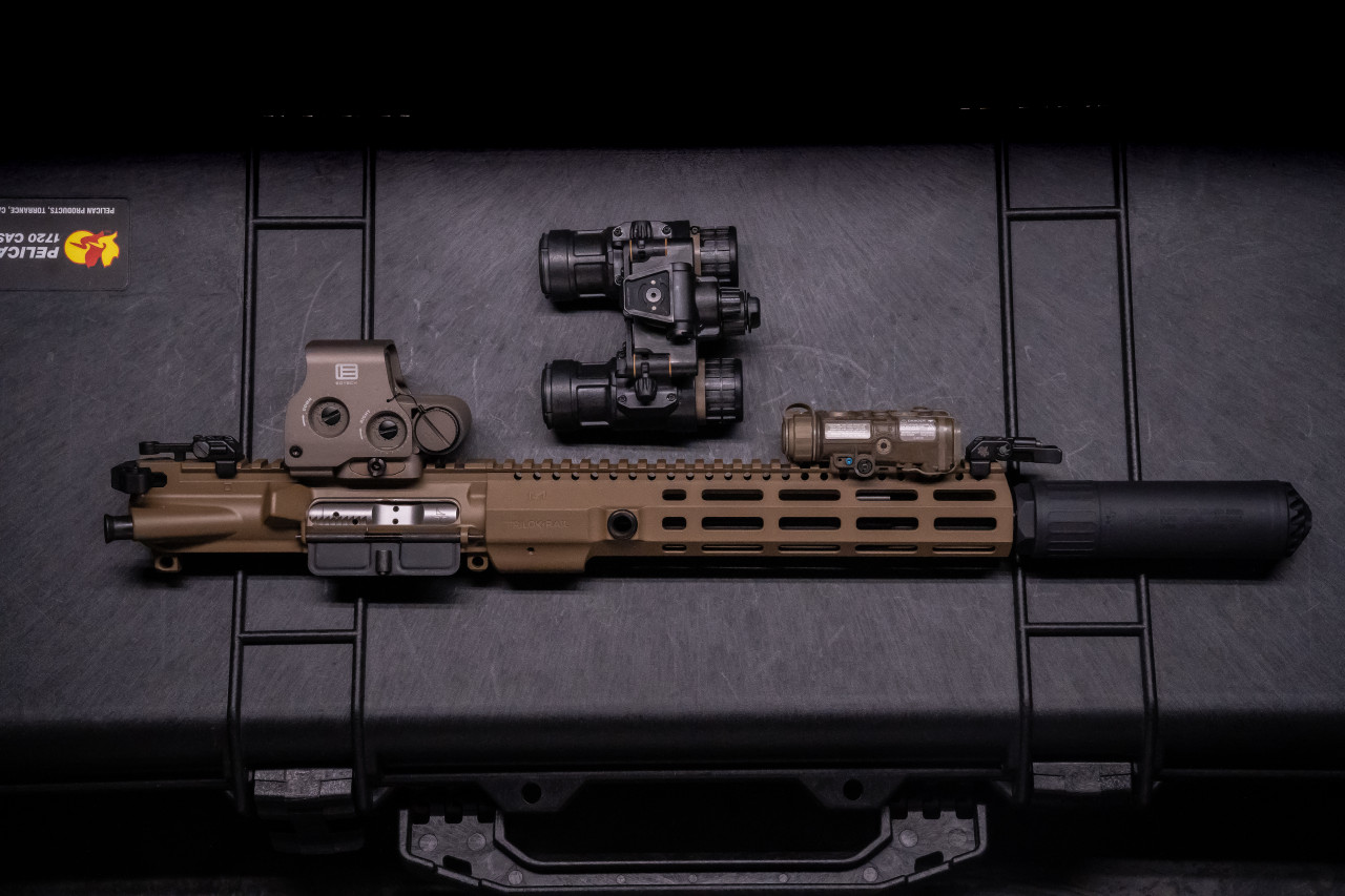 TRIARC 5.56mm 13.9" Complete Upper Receiver - FDE Anodized (Peanut Butter)