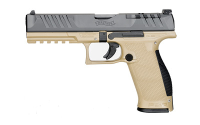 Walther - PDP Full Size Pistol 5" Barrel Black Slide/Tan Frame - 18Rd