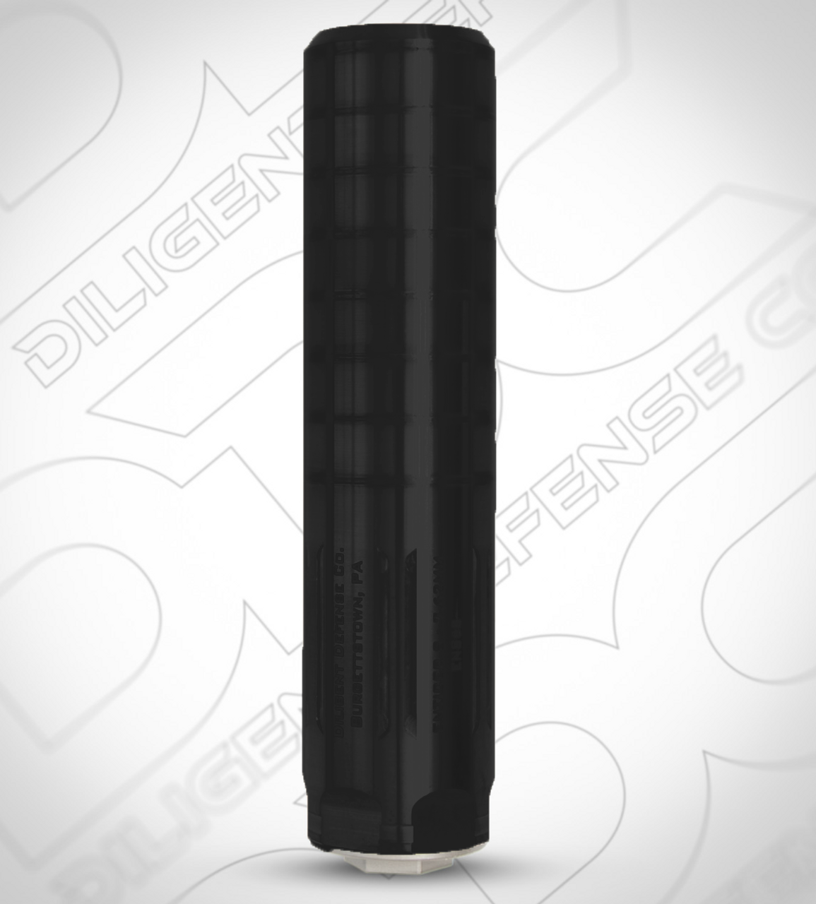 Diligent Defense Co. Enticer S TI Silencer - Black Graphite Finish