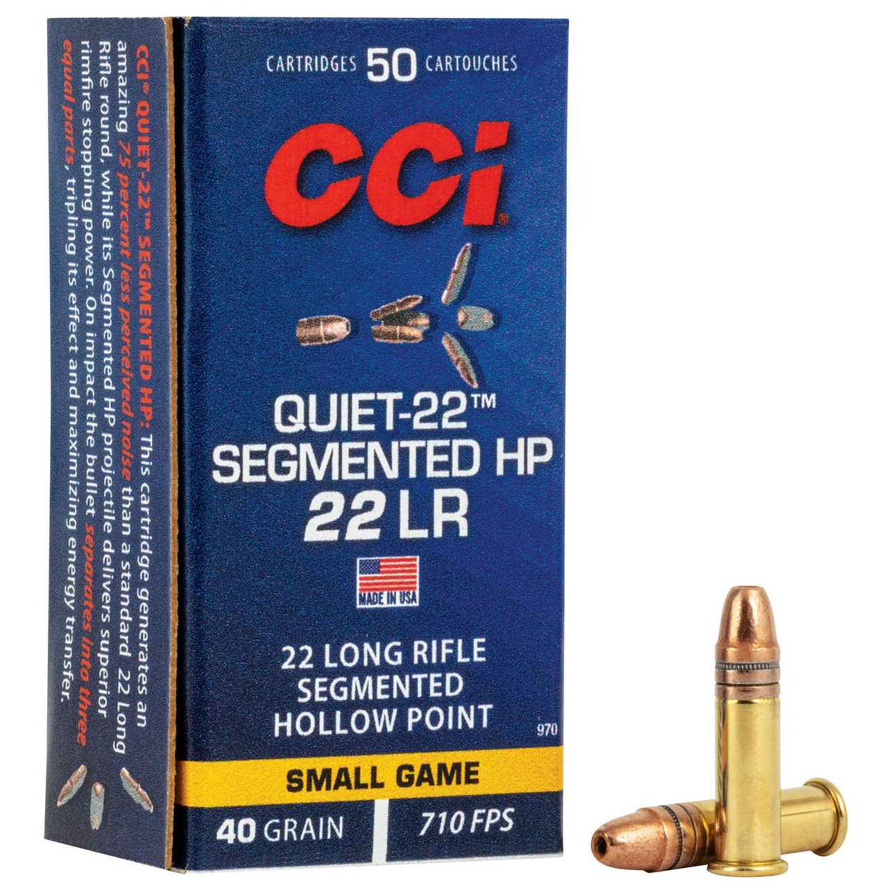 CCI 22lr Segmented Hollow Point 40gr - 50rd Box