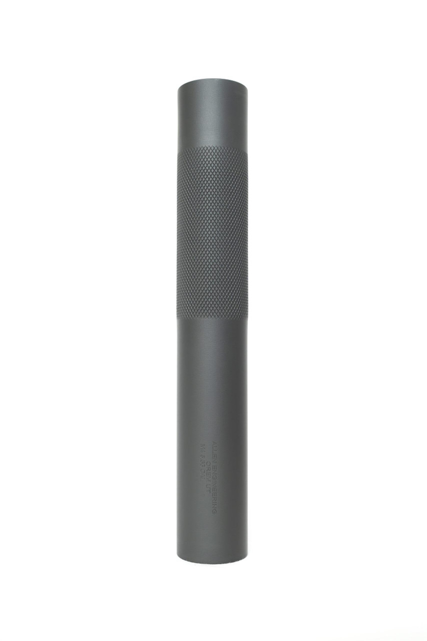 Allen Engineering M4 5.56 Suppressor - Reverse Knurling w/ Gun Kote Finish