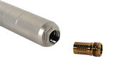 Q Trash Panda 7.62mm Titanium Suppressor Bead Blasted w/ Rear End