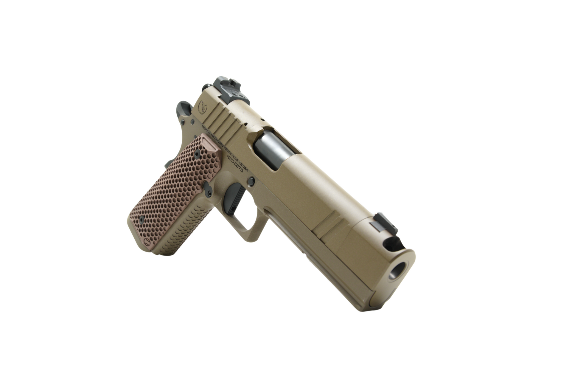 Nighthawk Custom Sand Hawk Single Stack - Comp 5" 9mm Optic Ready Pistol
