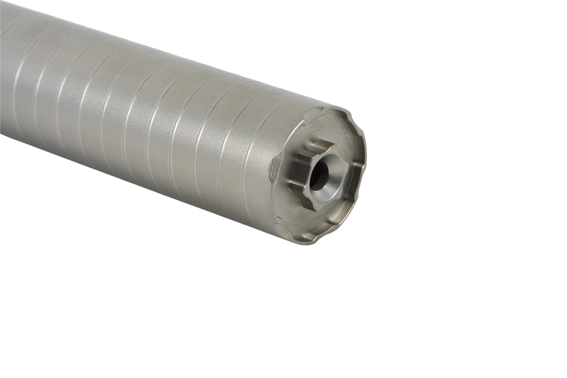 Q Thunder Chicken 7.62mm Titanium Suppressor Bead Blasted Finish w ...