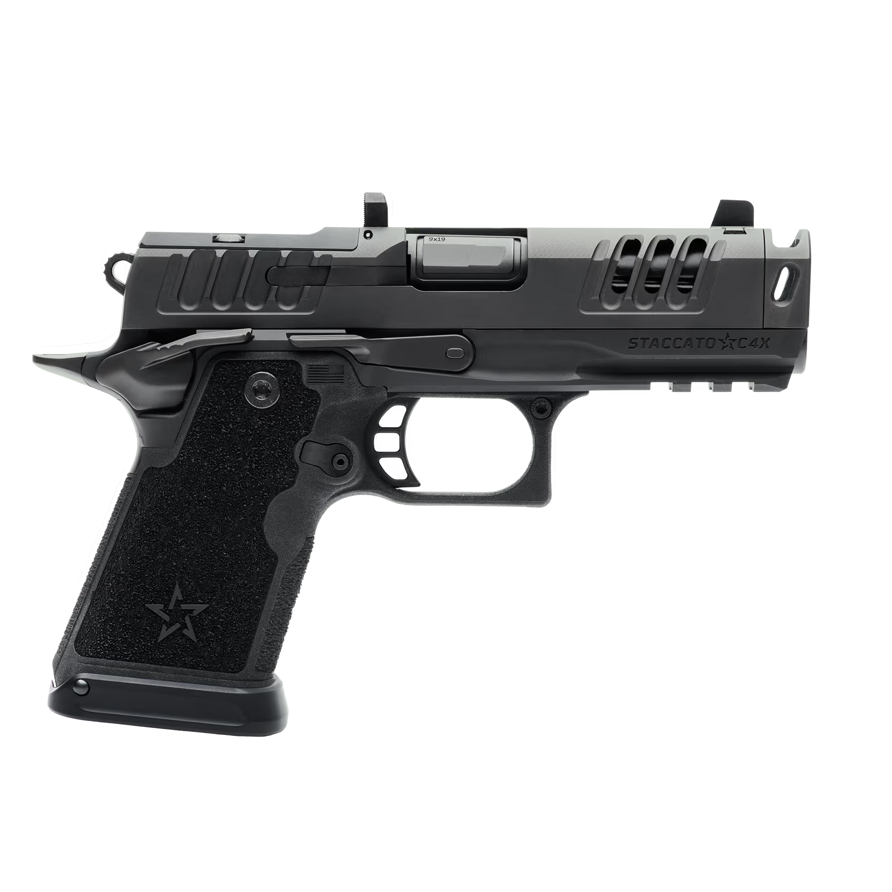 Staccato HD C4X Premium Package 9mm Pistol - DLC Comp Barrel & X ...
